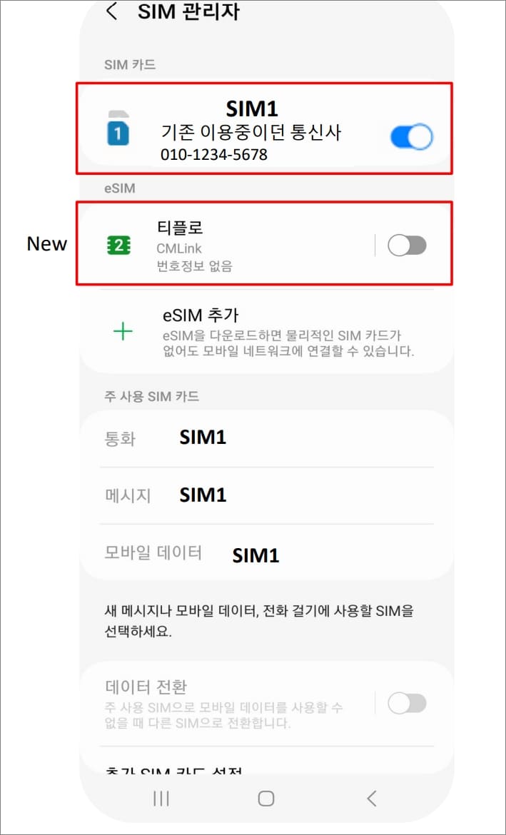알뜰폰 티플러스 eSIM 데이터 로밍 이용 방법 – BullroIT